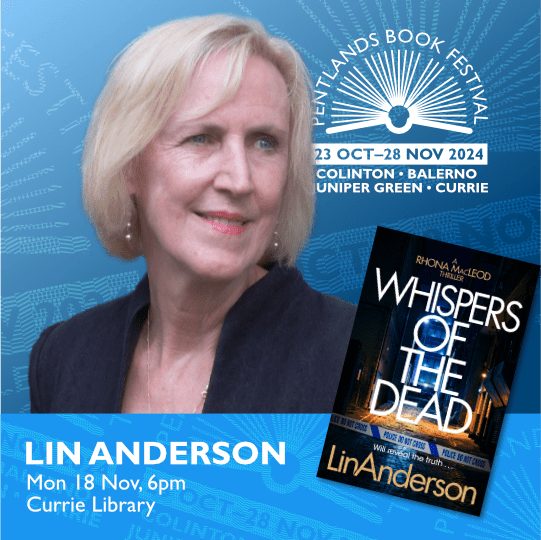 Lin Anderson – Pentlands Book Festival: 6 Nov – 3 Dec 2025